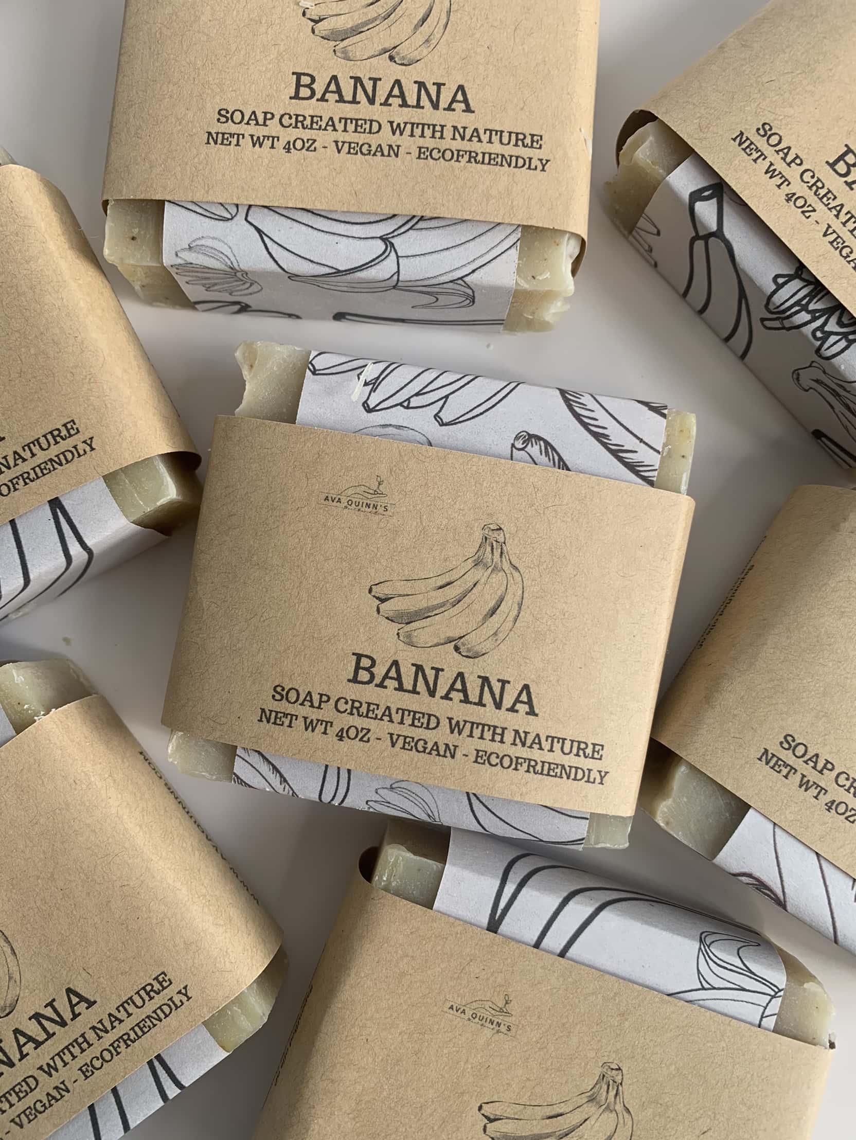 Banana soap bar – Ava Quinn's